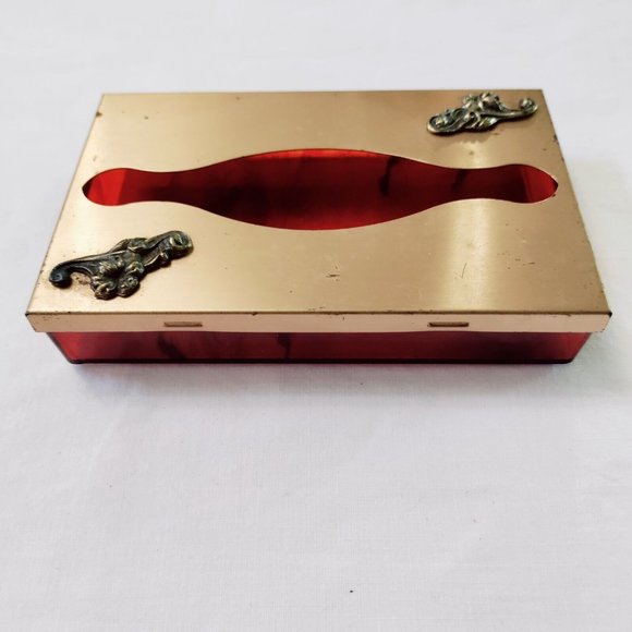 Vintage | Bath | 22 Vtg Tortoise Shell Acrylic Tissue Kleenex Holder ...